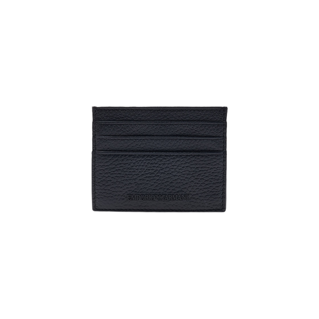 엠포리오 아르마니 로고 레더 카드 홀더 블랙 | Emporio Armani | KREAM