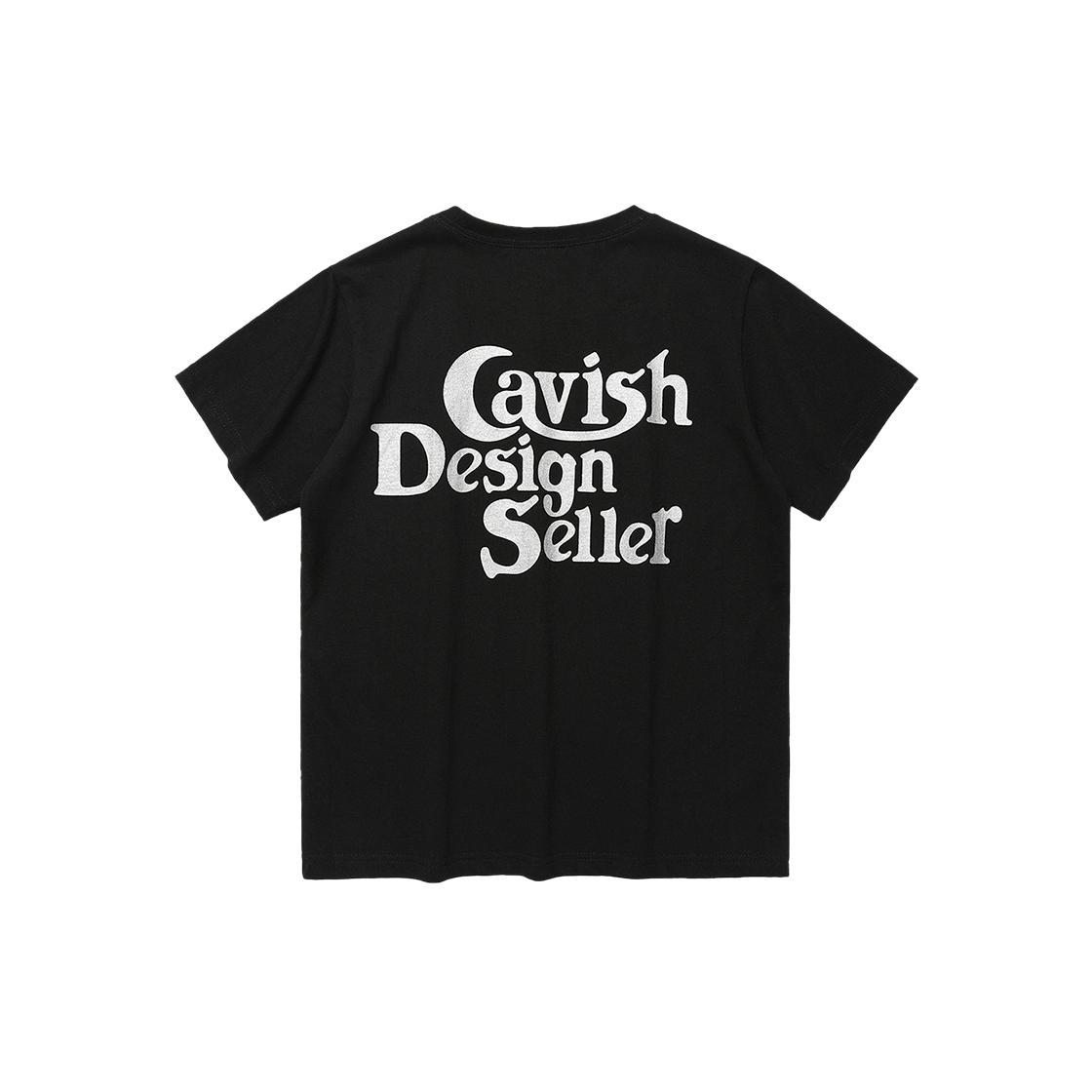 카비시 W 트윙클 셀러 로고 숏슬리브 티셔츠 블랙 | CAVISH | KREAM