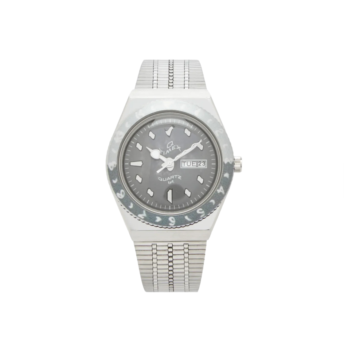 타이맥스 x 엔드 Q 시리즈 워프 워치 스테인리스 스틸 그레이 | Timex | KREAM