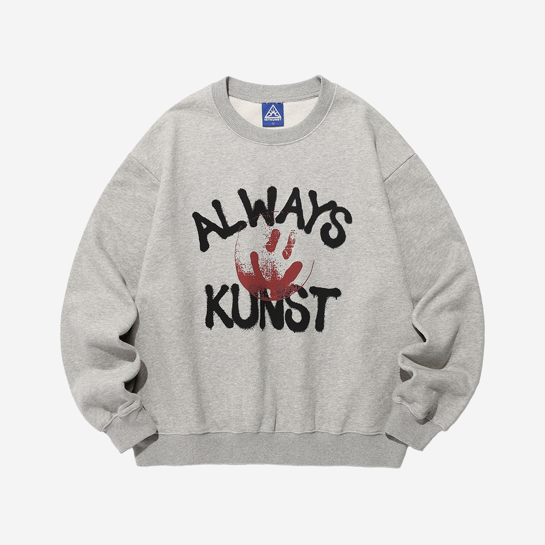 이스트쿤스트 얼웨이즈 쿤스트 스웻셔츠 그레이 | ISTKUNST | KREAM