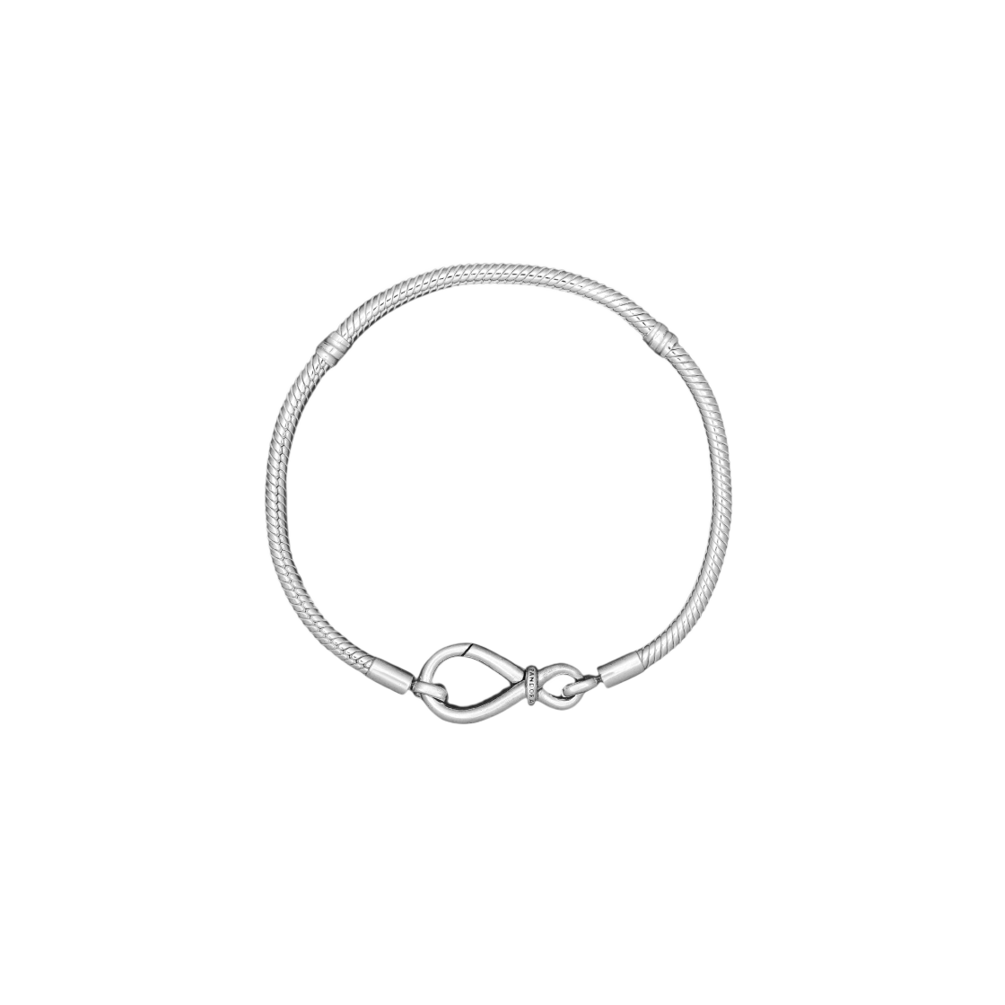 (W) 판도라 모먼트 인피니티 노트 스네이크 체인 브레이슬릿 스털링 실버 | Pandora | KREAM