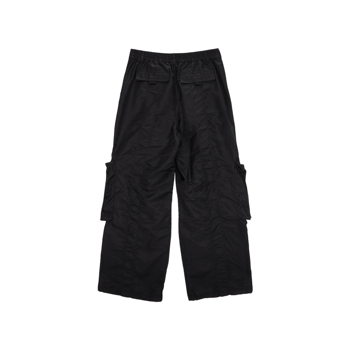 (W) 마뗑킴 나일론 카고 워크 팬츠 블랙 | Matin Kim | KREAM