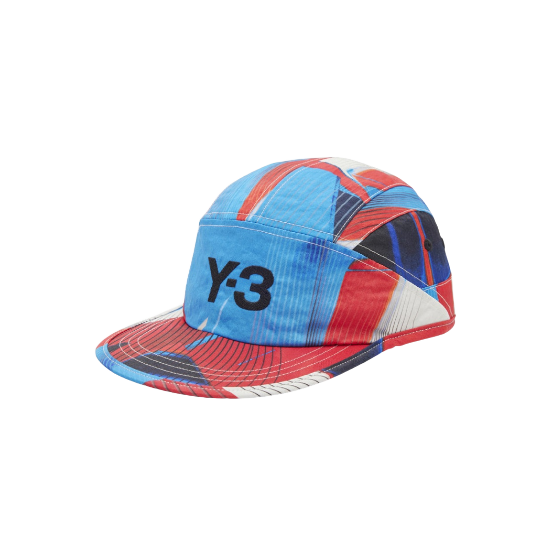 Y-3 올오버 프린트 러닝 캡 세미 솔라 레드 블루 러쉬 | Y-3 | KREAM
