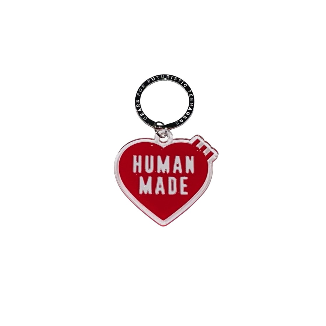 휴먼 메이드 하트 키링 레드 | Human Made | KREAM