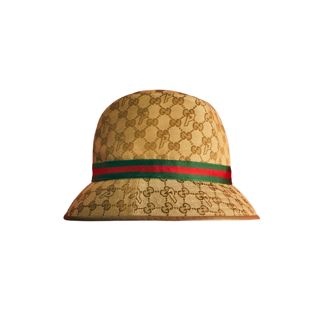 팔라스 x 구찌 웹 로고 디테일 GG-P 캔버스 페도라 베이지 - 22FW | Palace | KREAM