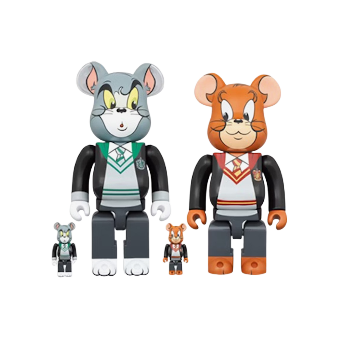 베어브릭 x 톰과 제리 호그와트 하우스 로브 100% & 400% 세트 (2개 세트) | Bearbrick | KREAM
