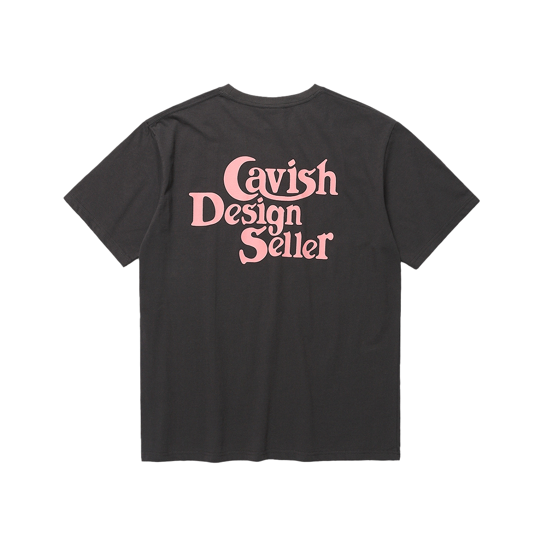 카비시 셀러 로고 숏슬리브 티셔츠 차콜 | CAVISH | KREAM