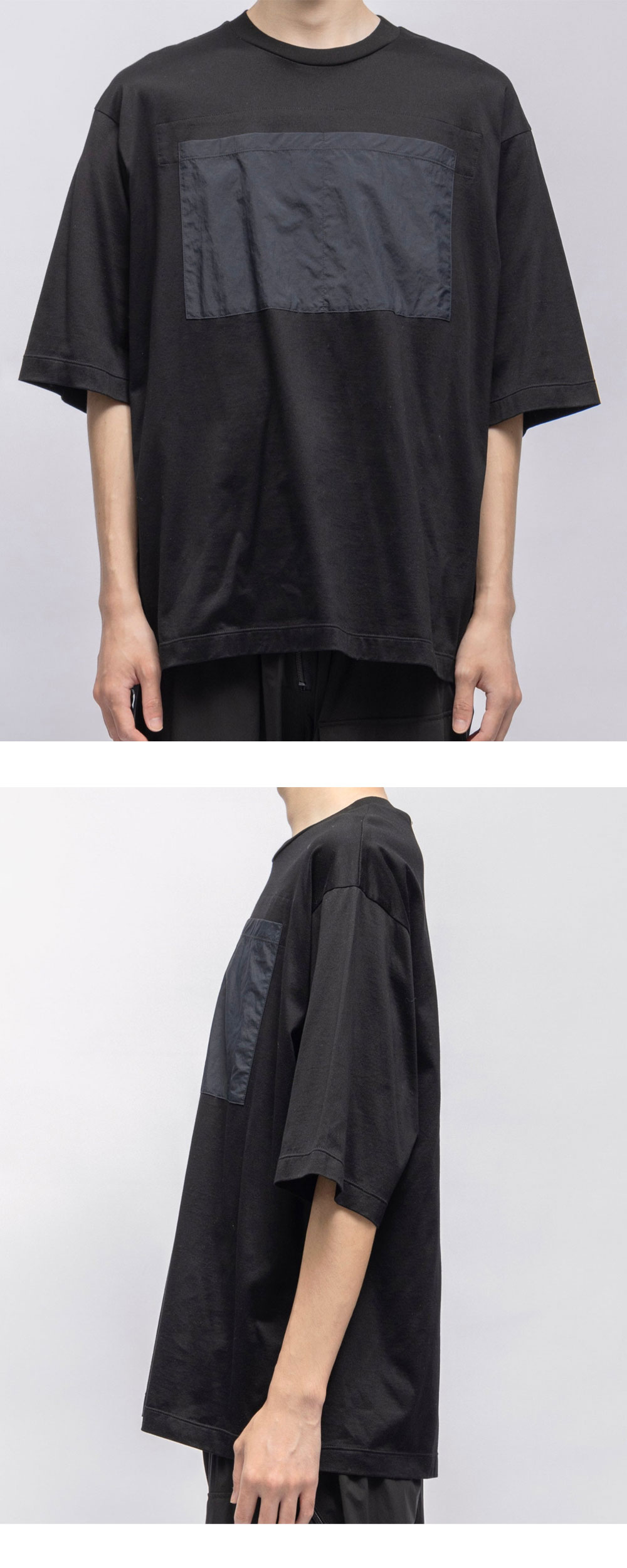 디벡 쇼트 슬리브 포켓 티 블랙 - 25SS | D-VEC | KREAM