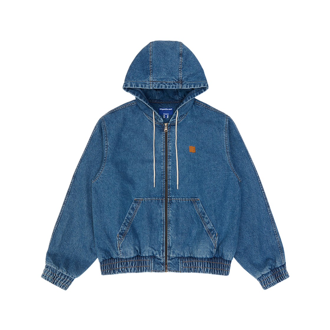 아더에러 시그니피컨트 TRS 태그 후드 워크 자켓 01 블루 | KREAM