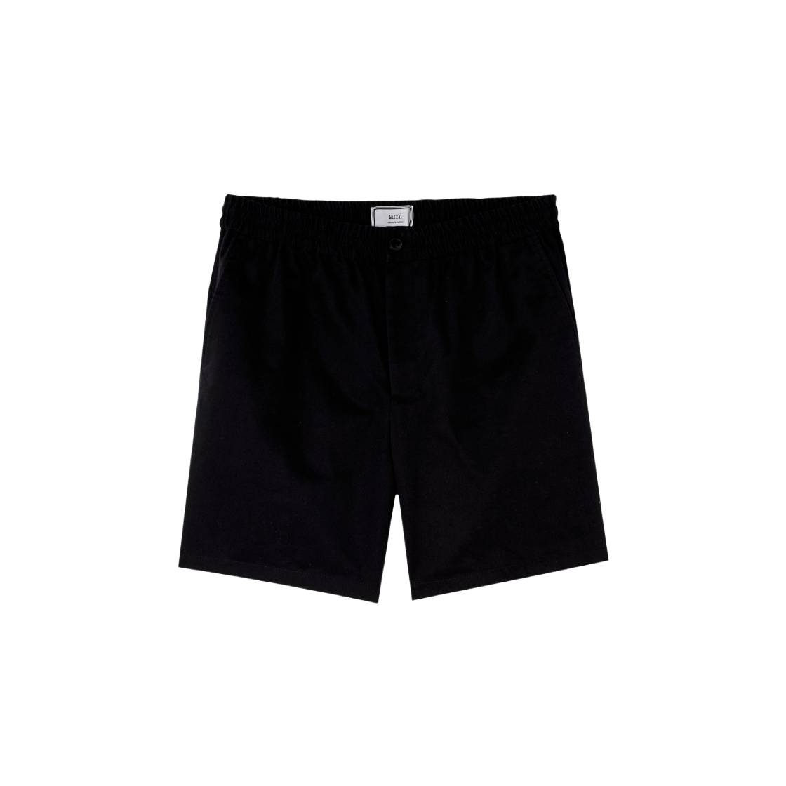 아미 엘라스틱사이즈드 웨이스트 버뮤다 쇼츠 네이비 - 21SS | AMI | KREAM