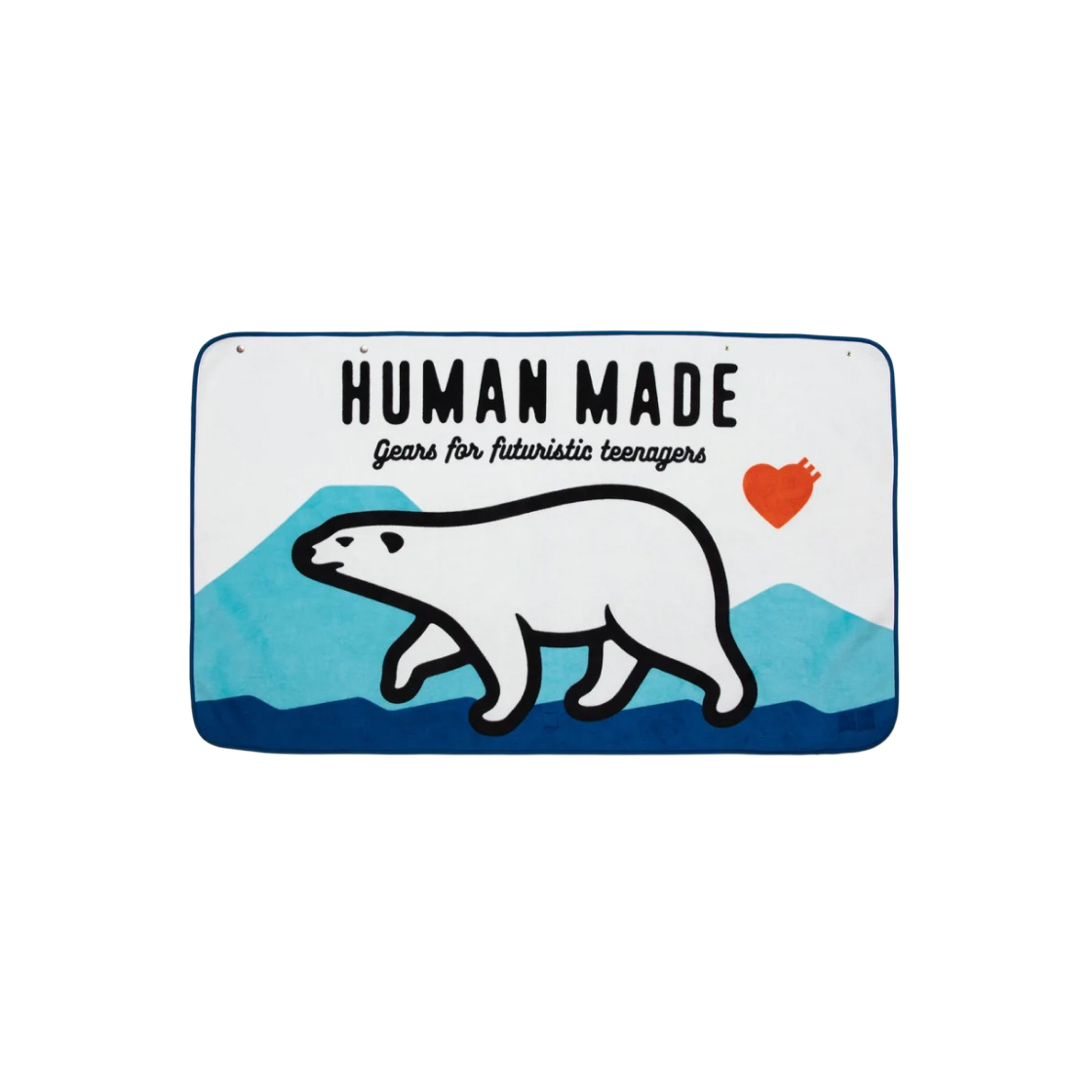 휴먼 메이드 플리스 블랭킷 네이비 | Human Made | KREAM