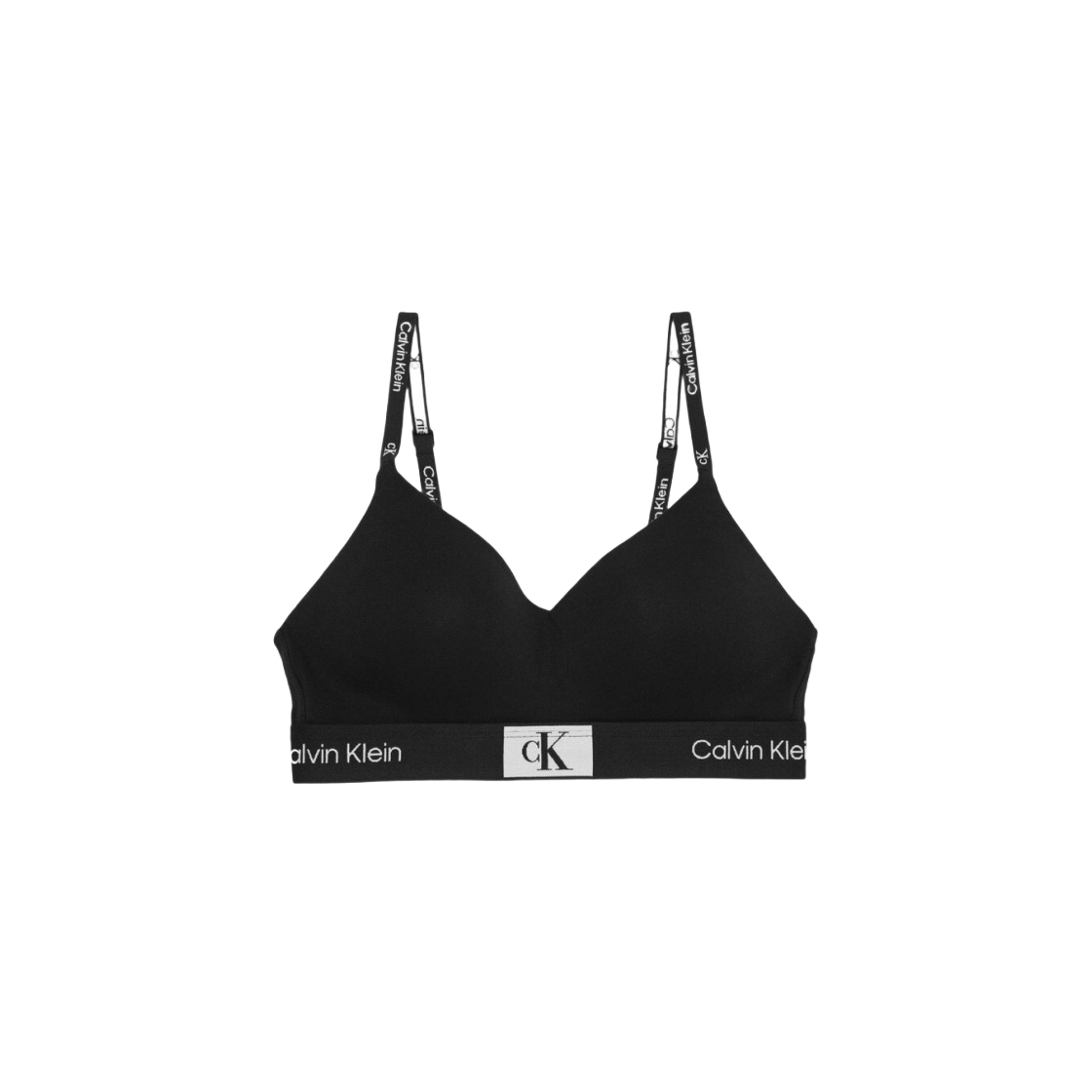 (W) 캘빈 클라인 1996 코튼 라이트 라인 브라렛 블랙 | Calvin Klein | KREAM