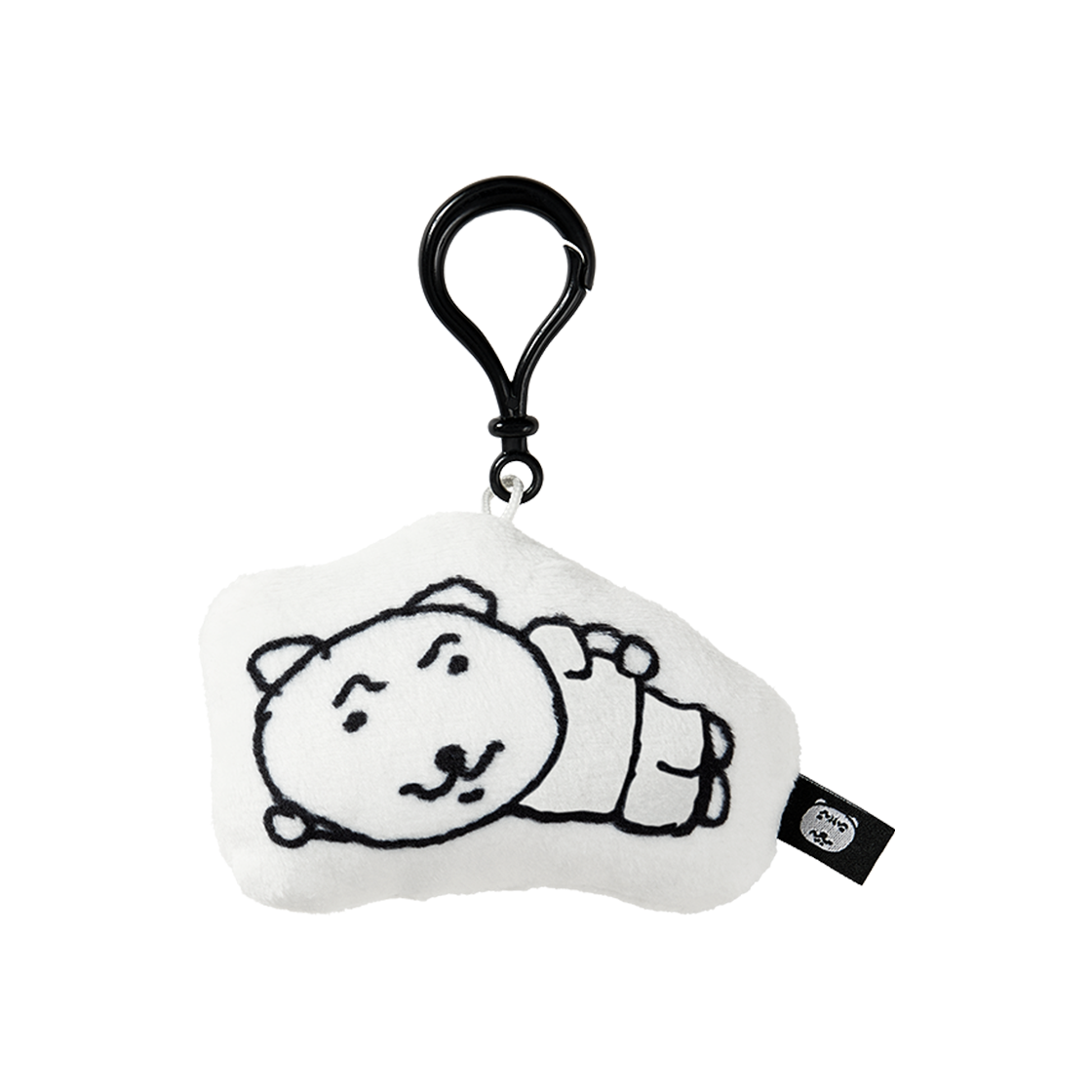 어프어프 X 다자이유상무 좀 더 쉬고 싶어요 코비 쿠션키링 화이트 | earpearp | KREAM