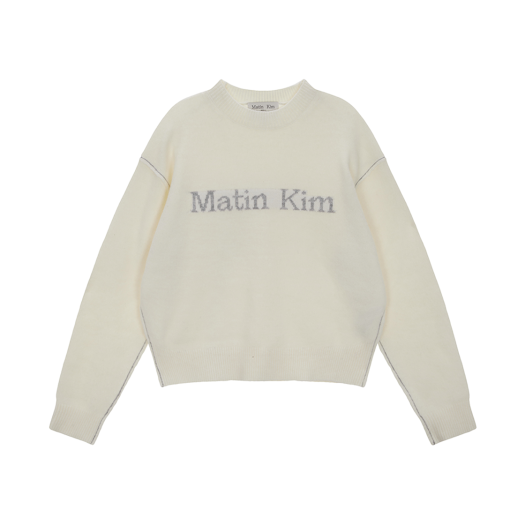 W) 마뗑킴 마뗑 볼륨 스너그 니트 풀오버 블랙 | Matin Kim | KREAM W) 마뗑킴 마뗑 볼륨 스너그 니트 풀오버 블랙 | Matin Kim | KREAM