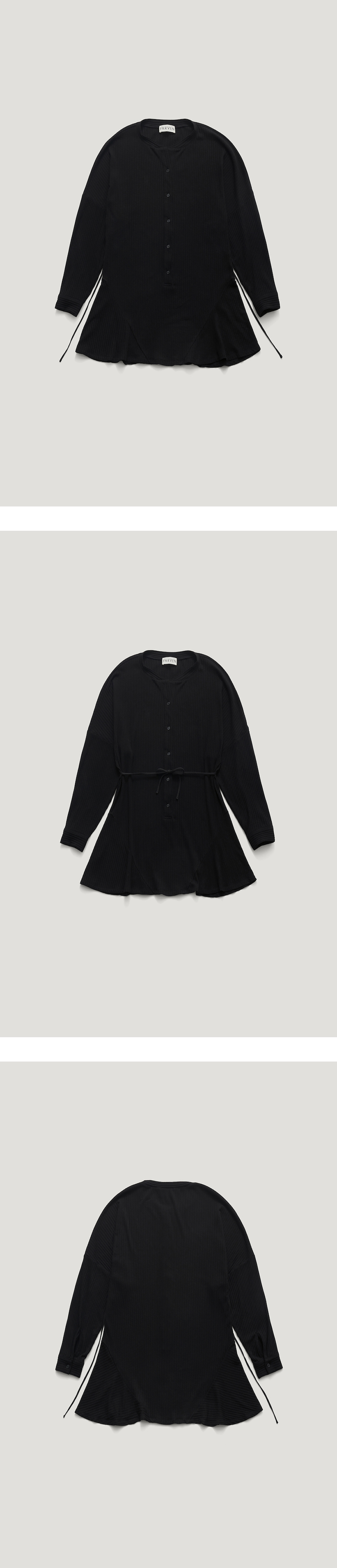 파르벵 톰 모달 원피스 블랙 | Farven | KREAM