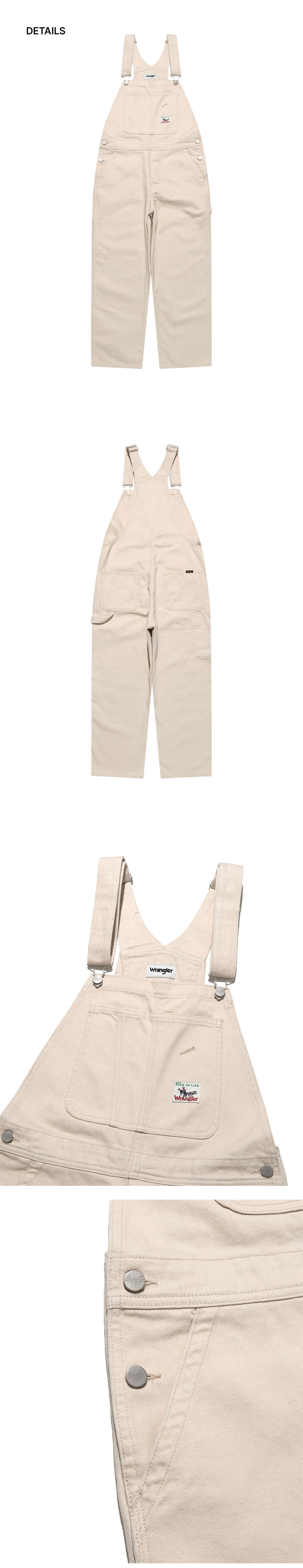 랭글러 루즈 데님 오버롤 아이보리 | WRANGLER | KREAM