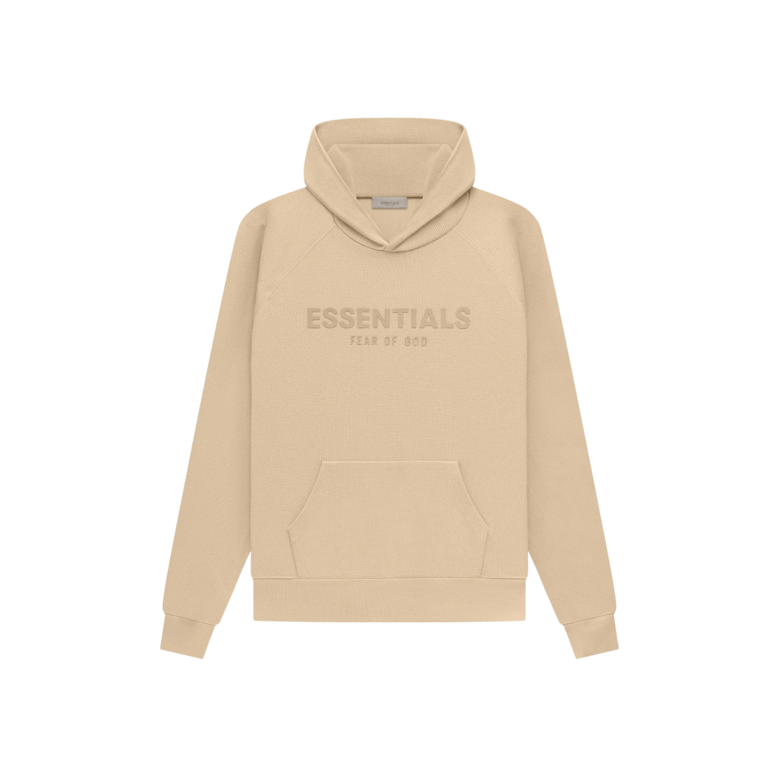 에센셜 와플 래글런 후드 샌드 - 23SS | Essentials | KREAM