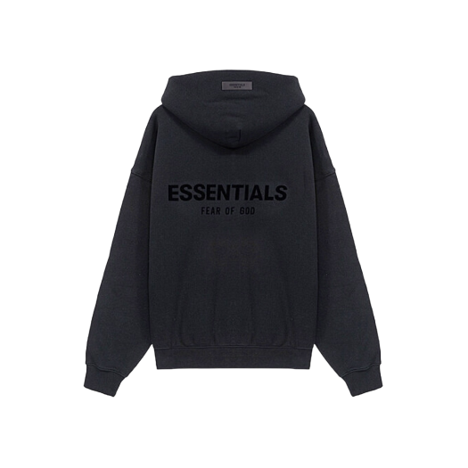 에센셜 플리스 후드 블랙 - 24FW | Essentials | KREAM
