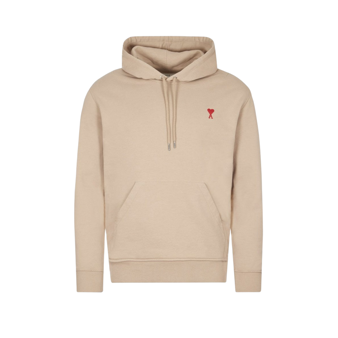 아미 스몰 하트 로고 후드 베이지 - 21FW | AMI | KREAM