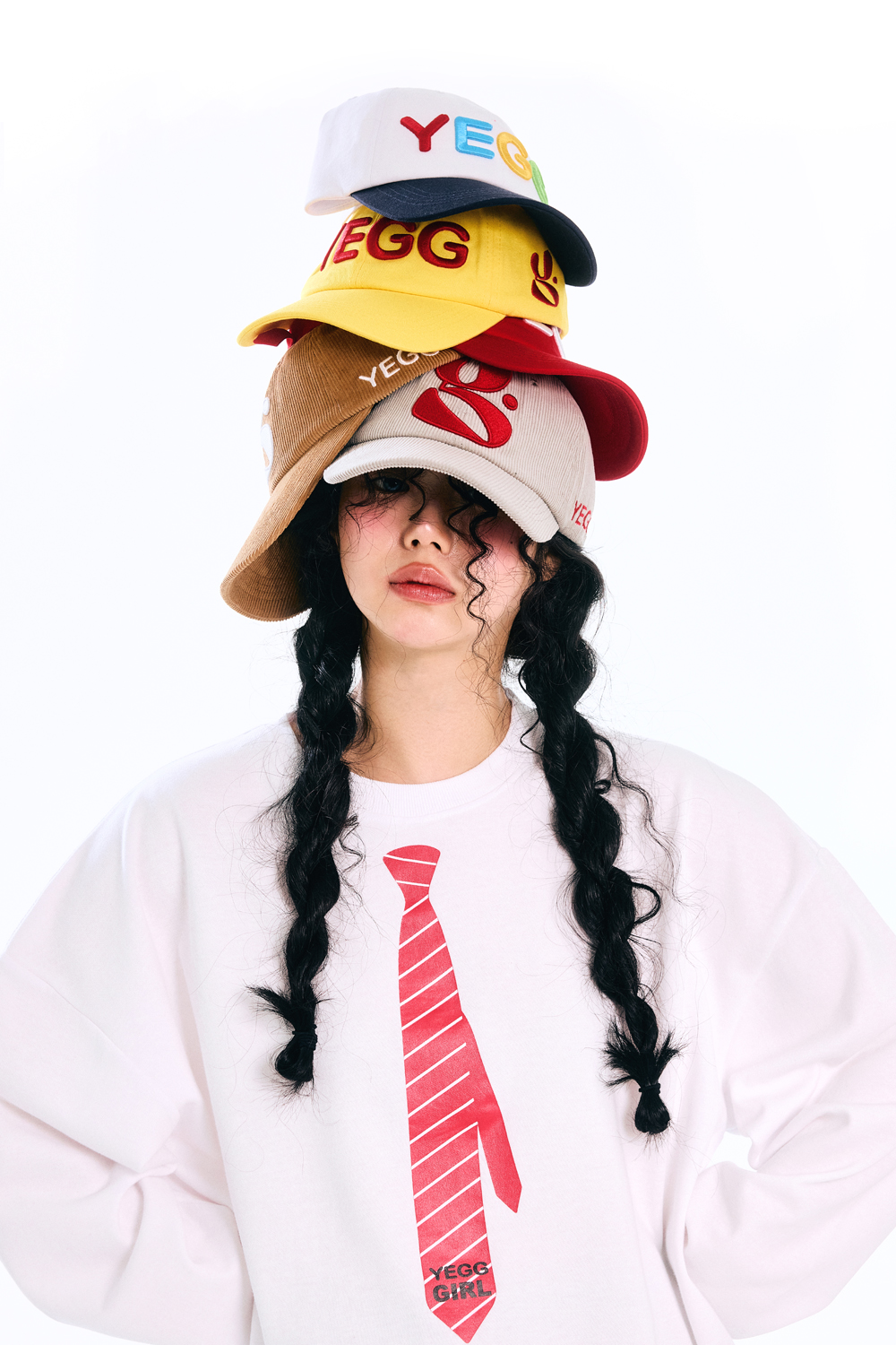 예그 로고 캡 베이지 | YEGG | KREAM