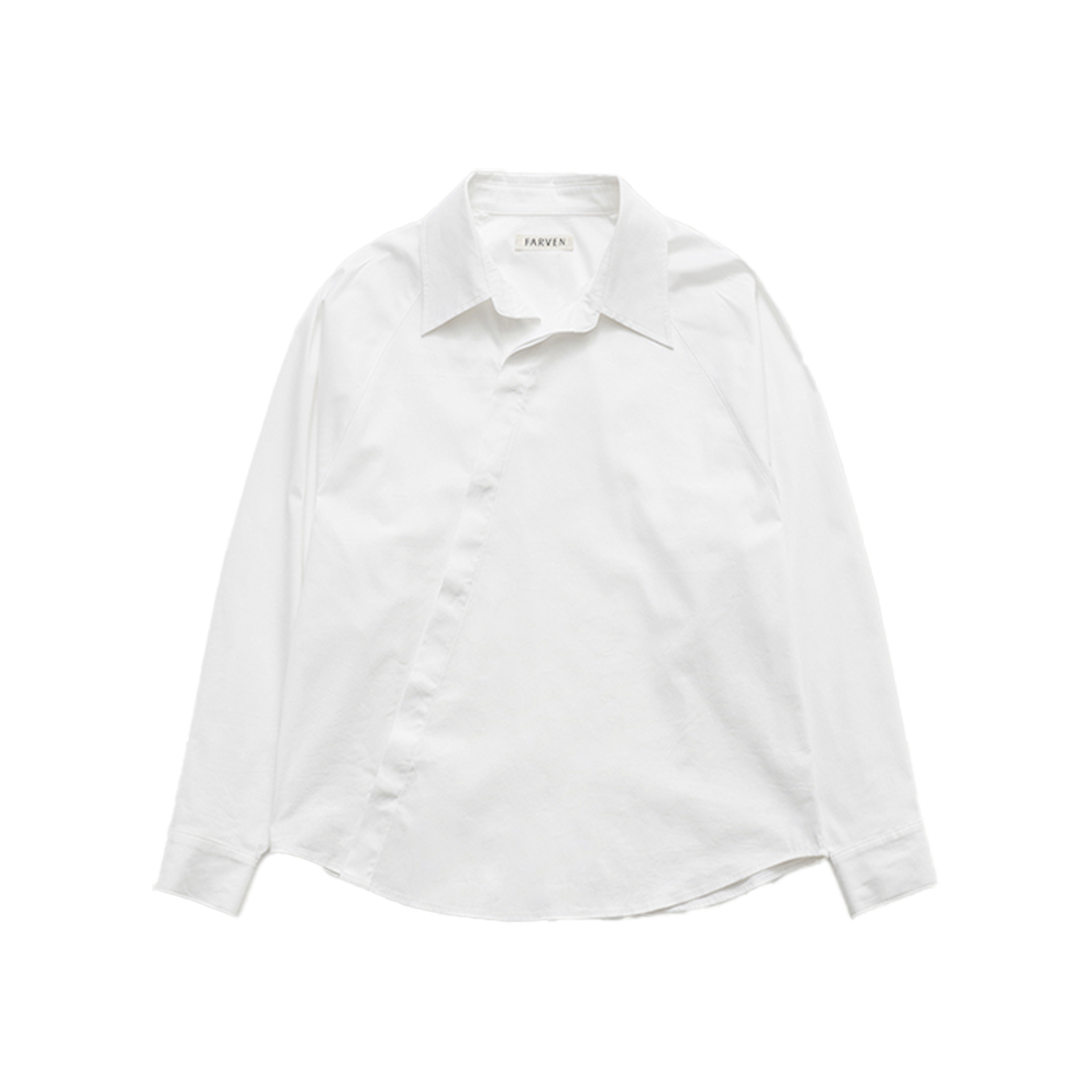 파르벵 다이애그널 셔츠 아이보리 | Farven | KREAM