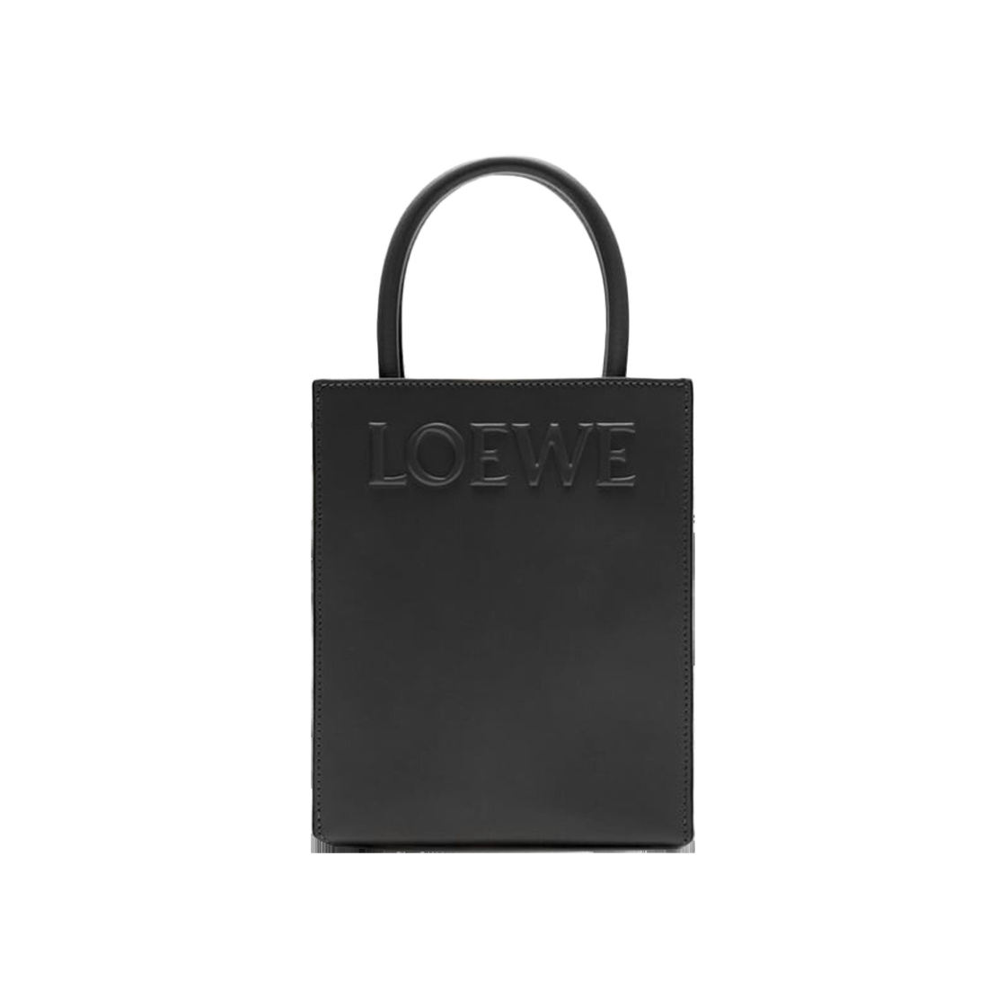 로에베 스탠다드 A5 토트 인 슬릭 카프스킨 블랙 | Loewe | KREAM