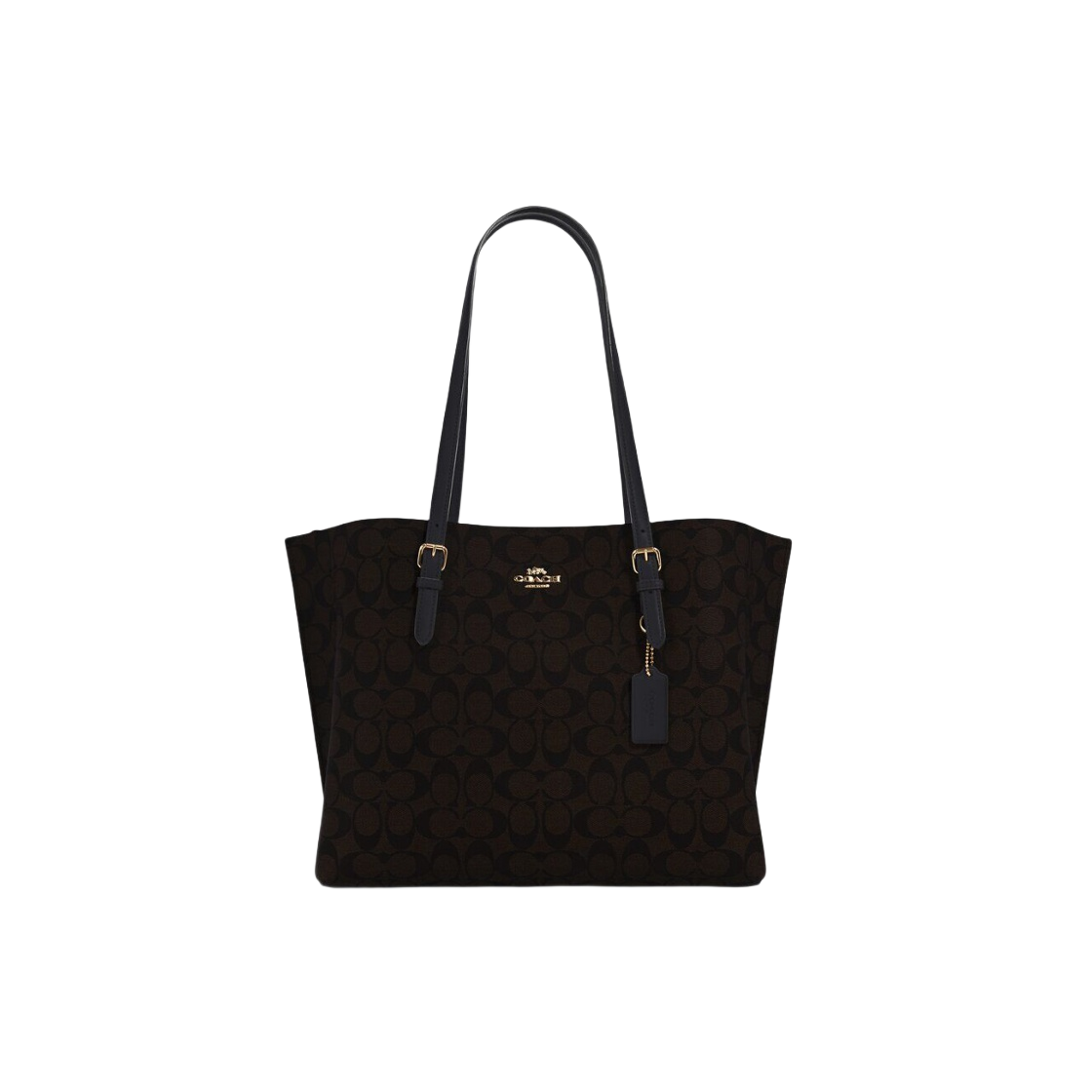 코치 시그니처 캔버스 몰리 토트백 브라운 블랙 | Coach | KREAM