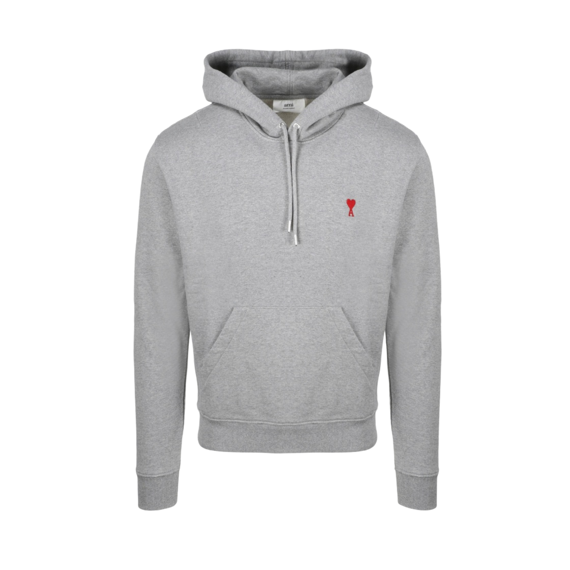 아미 스몰 하트 로고 후드 헤더 그레이 - 21SS | AMI | KREAM