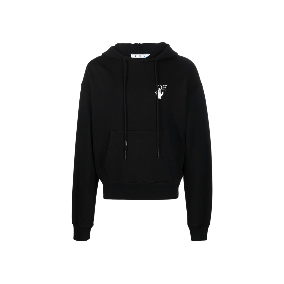 오프화이트 카라바지오 루트 오버 후드 블랙 | Off-White | KREAM