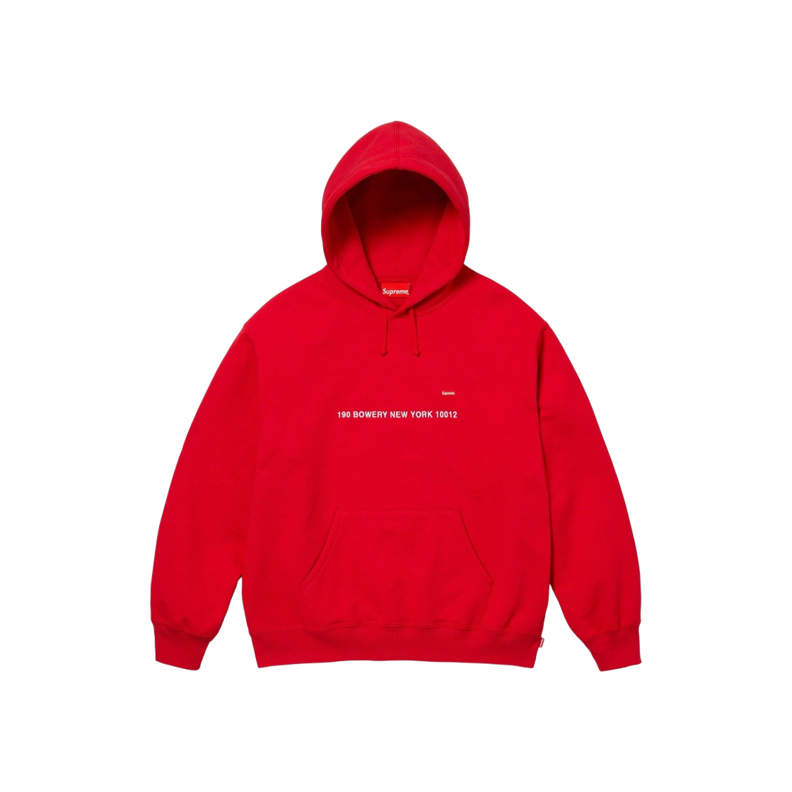 슈프림 뉴욕 샵 스몰 박스 후드 스웨트셔츠 레드 - 23FW | Supreme | KREAM