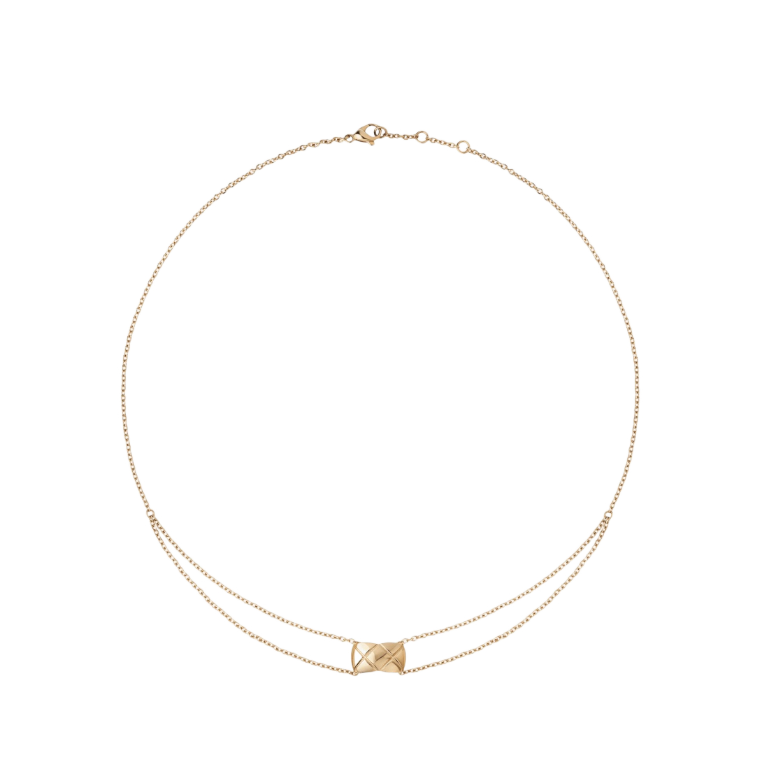 (W) 샤넬 코코 크러쉬 네클리스 퀼티드 모티프 & 18K 베이지 골드 | Chanel | KREAM