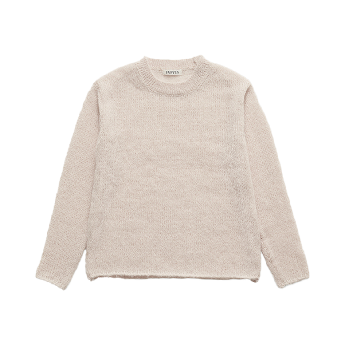 파르벵 리사이클 폴리에스터 풀오버 니트 크림 베이지 | Farven | KREAM