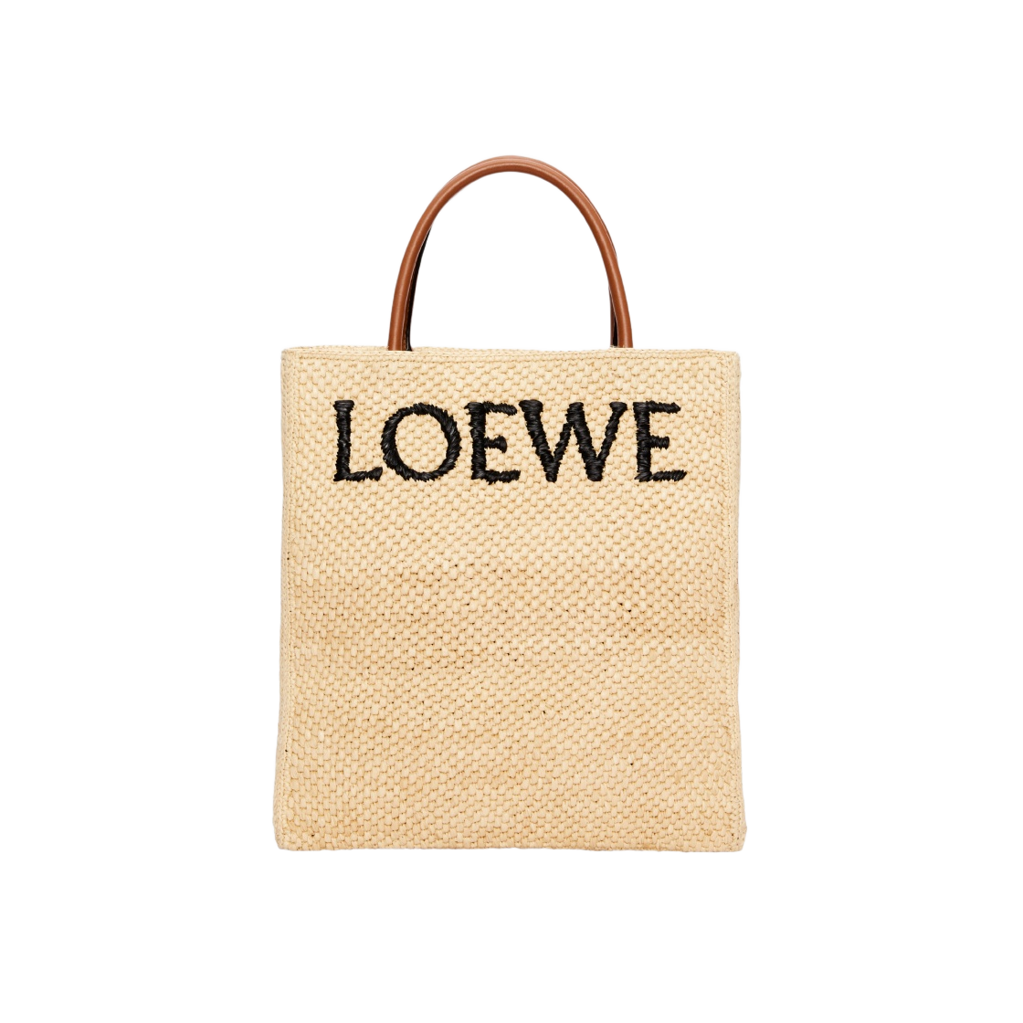 로에베 라피아 스탠다드 A4 토트백 내츄럴 블랙 | Loewe | KREAM