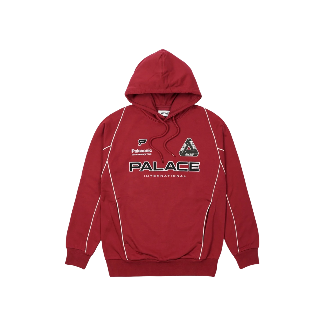 팔라스 인터네셔널 후드 버건디 - 22FW | Palace | KREAM