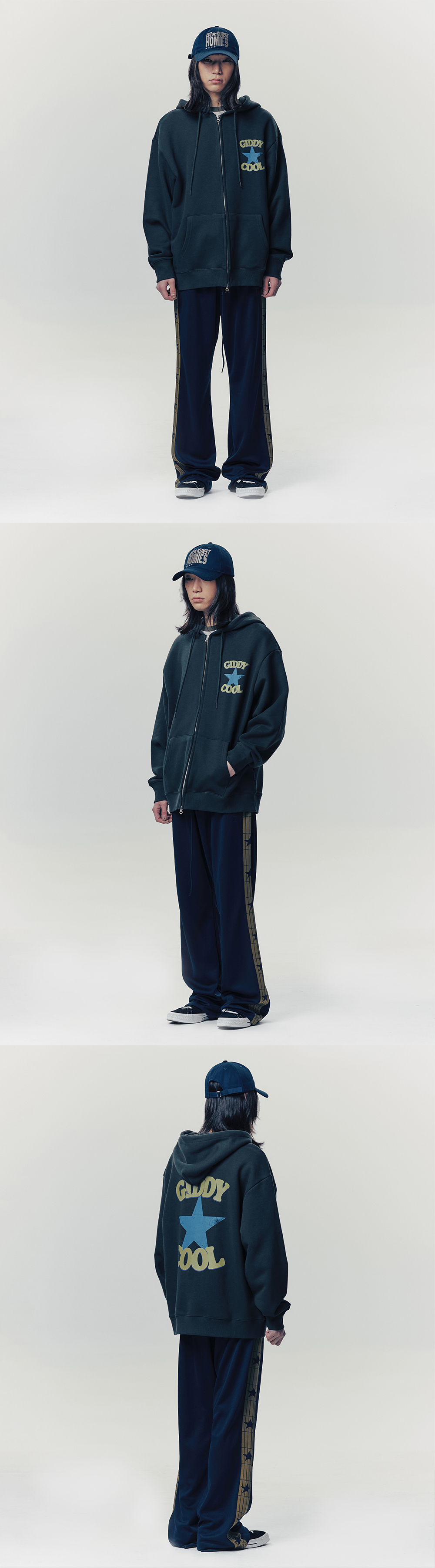 이스트쿤스트 G&C 후드 집업 차콜 | ISTKUNST | KREAM