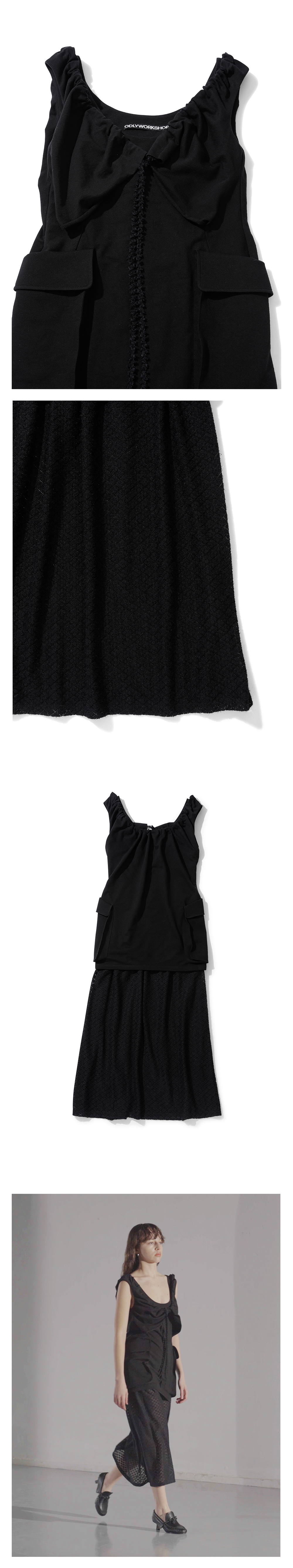 오들리워크샵 레이어드 하이브리드 드레스, 사일런스 | ODLYWORKSHOP | KREAM