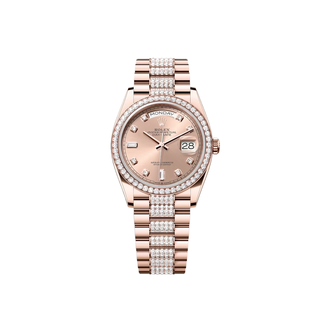 롤렉스 데이데이트 36mm 128238 그린 옴브레 다이아 셋팅 프레지던트 | Rolex | KREAM