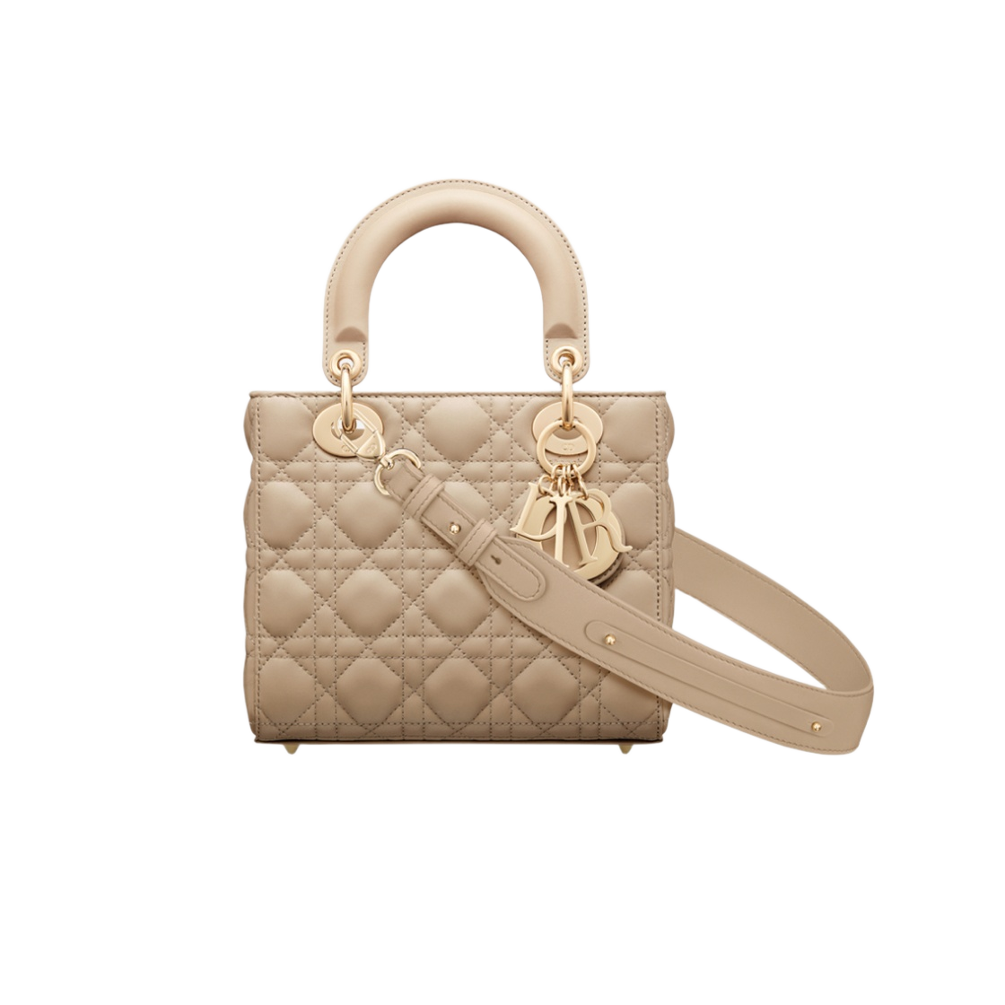 디올 스몰 레이디 백 마이 ABC디올 까나쥬 램스킨 샌드 컬러 | Dior | KREAM