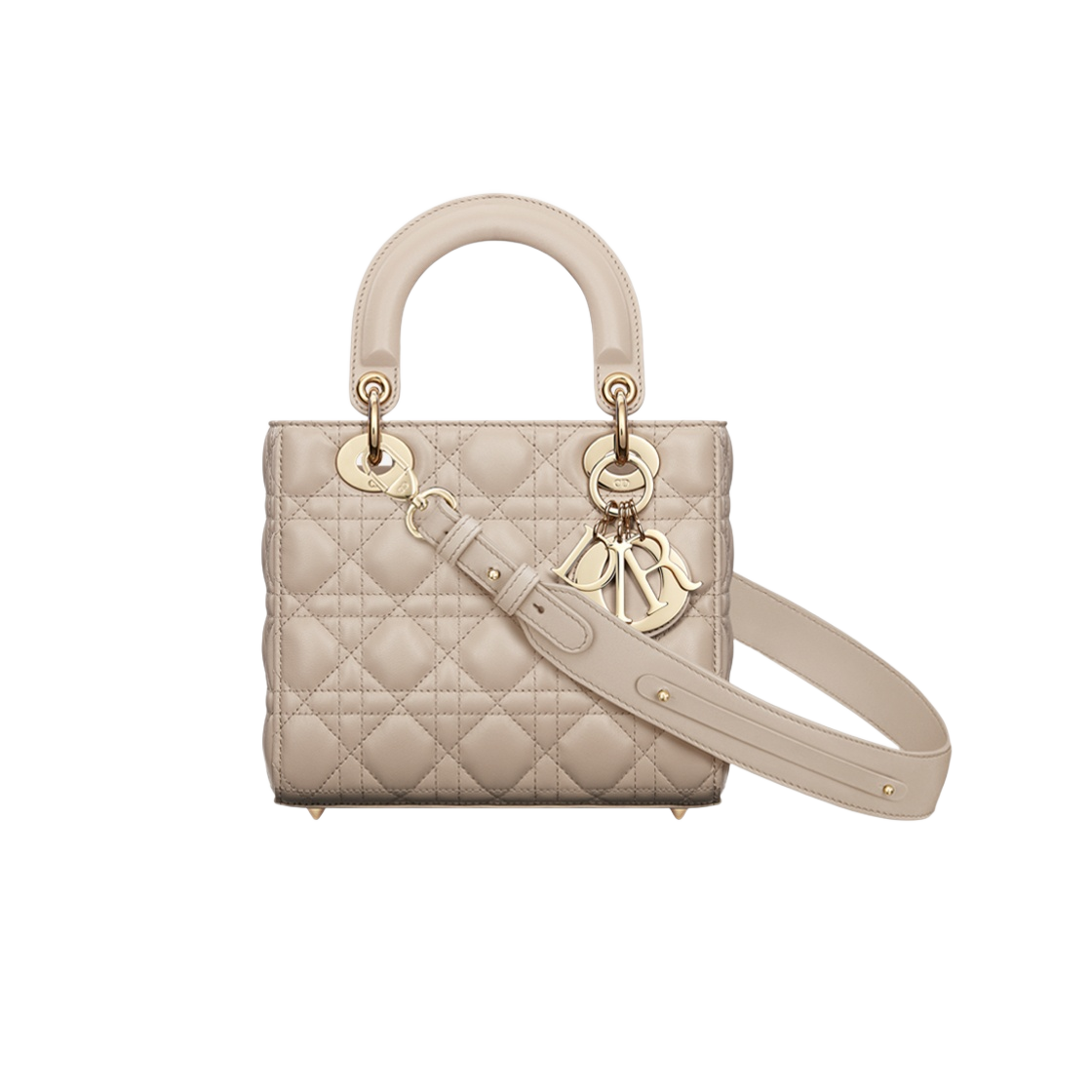 디올 스몰 레이디 백 마이 ABC디올 까나쥬 램스킨 카라멜 베이지 | Dior | KREAM