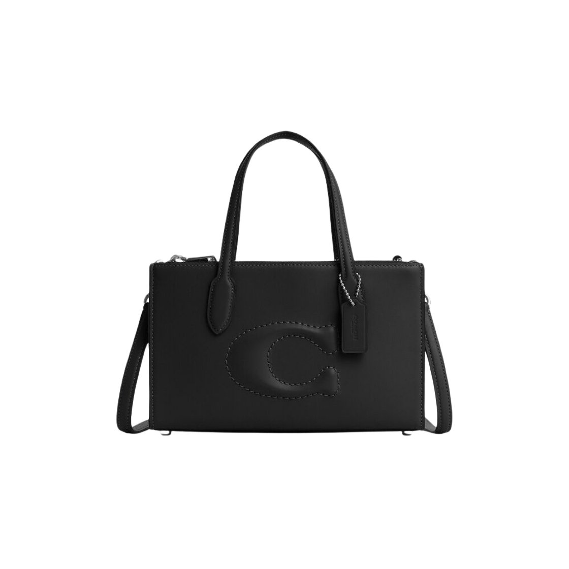 코치 니나 스몰 토트백 실버 블랙 | Coach | KREAM