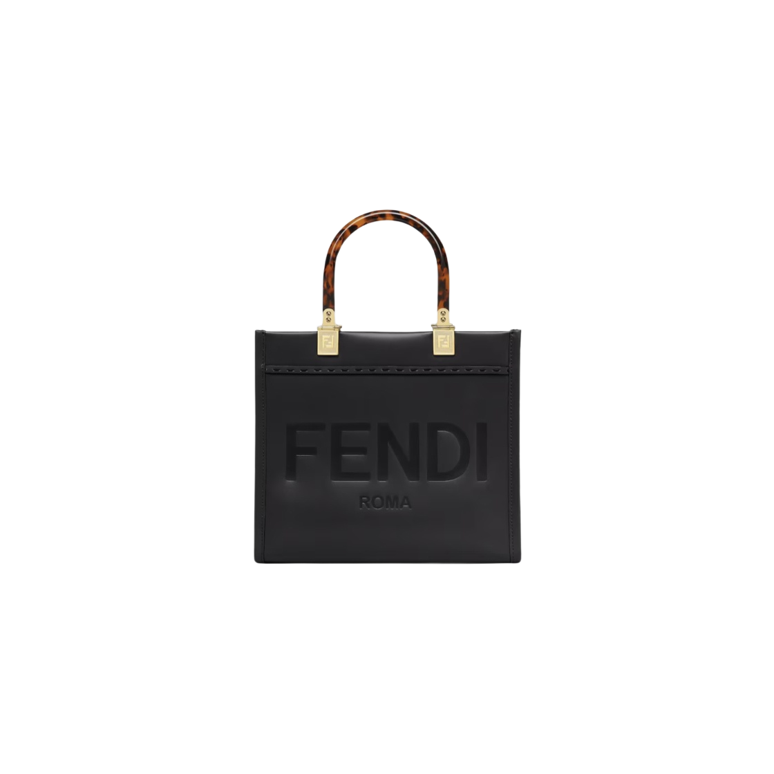 펜디 선샤인 스몰 레더 쇼퍼백 블랙 | Fendi | KREAM