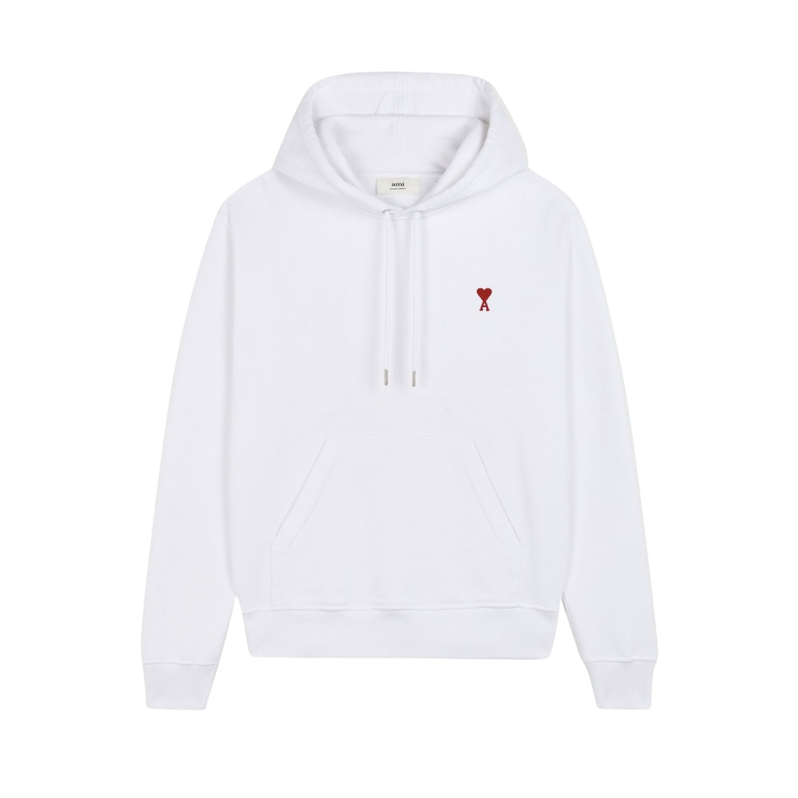 아미 스몰 하트 로고 후드 화이트 - 21FW | AMI | KREAM