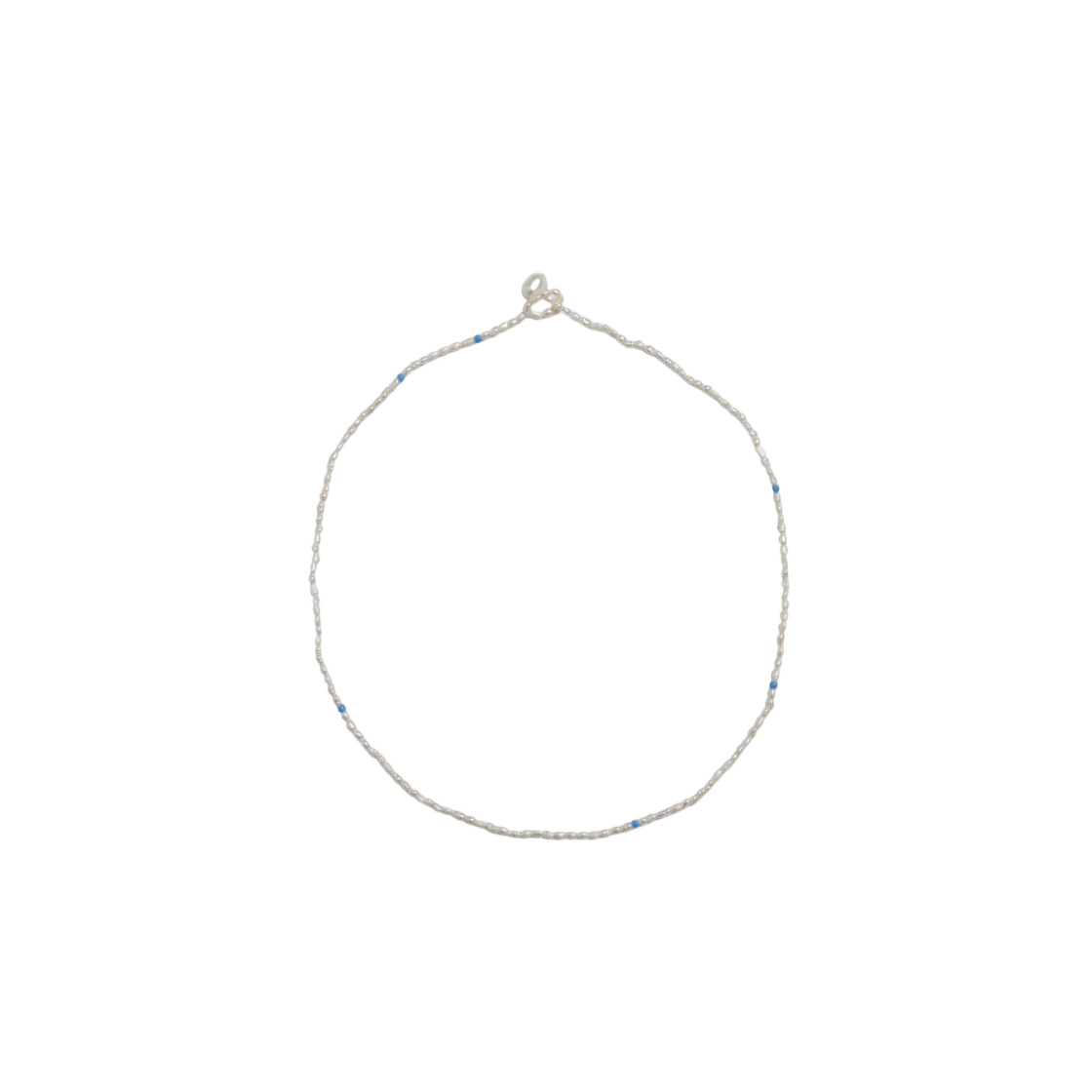 코스 숏 펄 네클리스 화이트 블루 | COS | KREAM