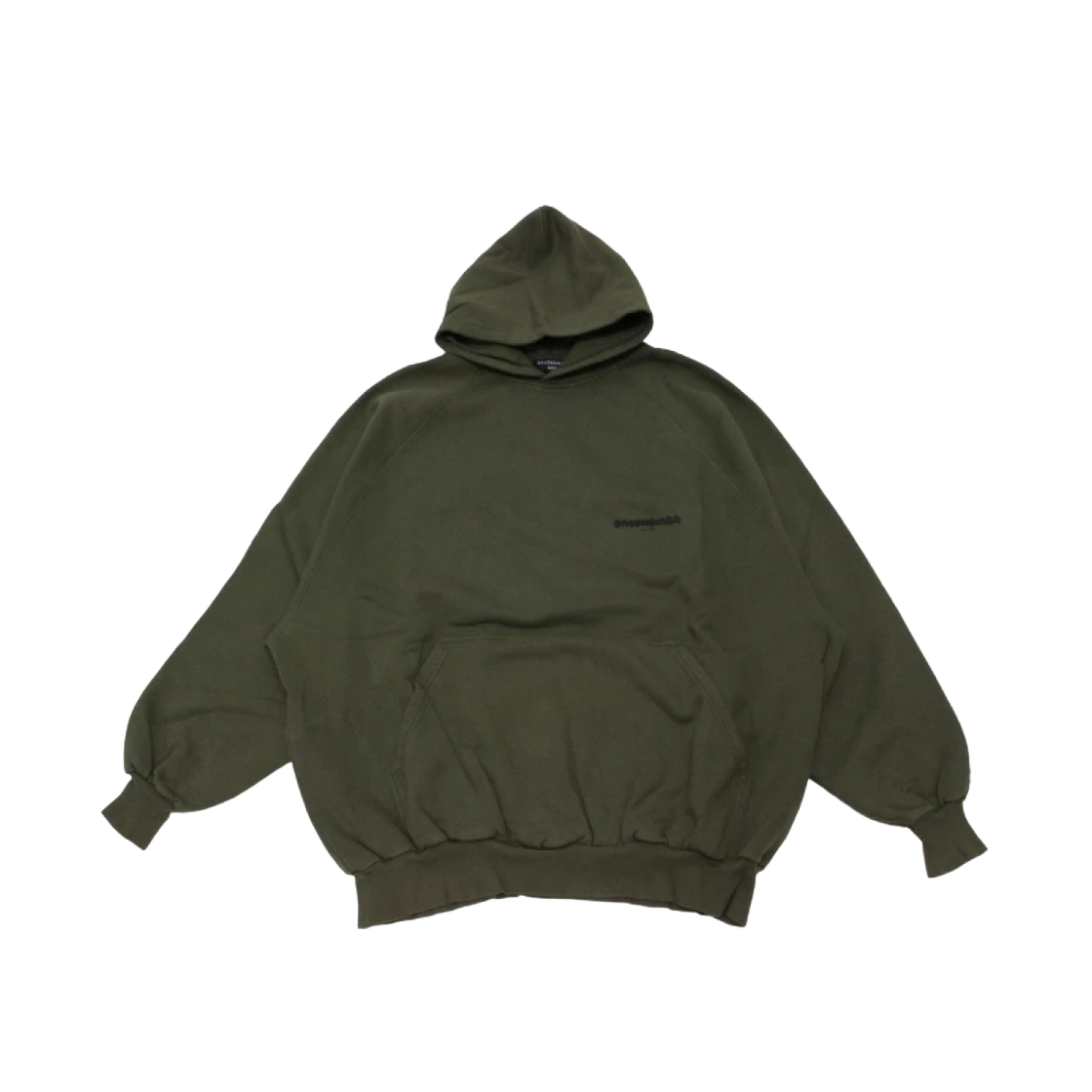 발렌시아가 스트라이크 1917 오버사이즈 후드 그린 | Balenciaga | KREAM