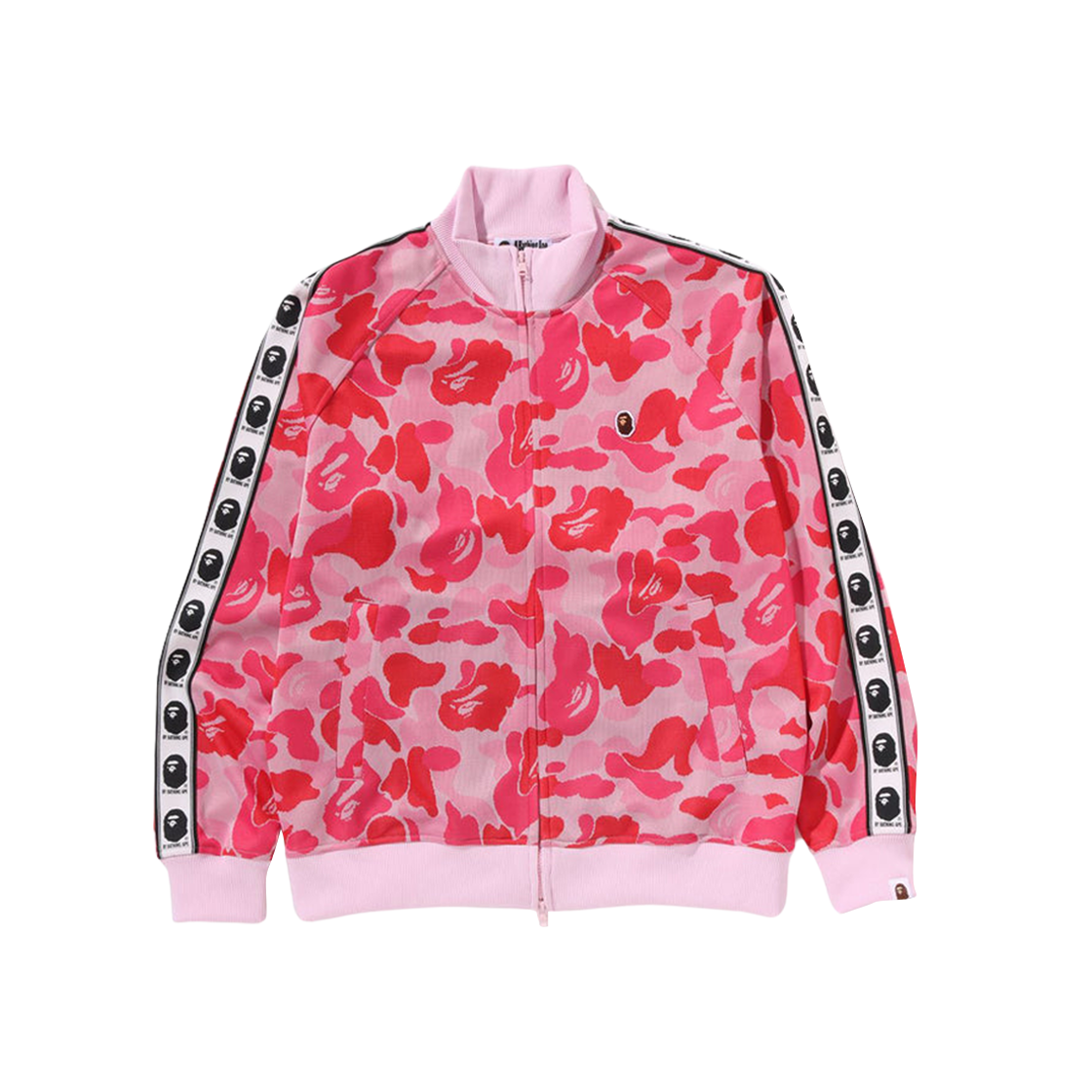 베이프 ABC 카모 자카드 트랙 자켓 핑크 | BAPE | KREAM