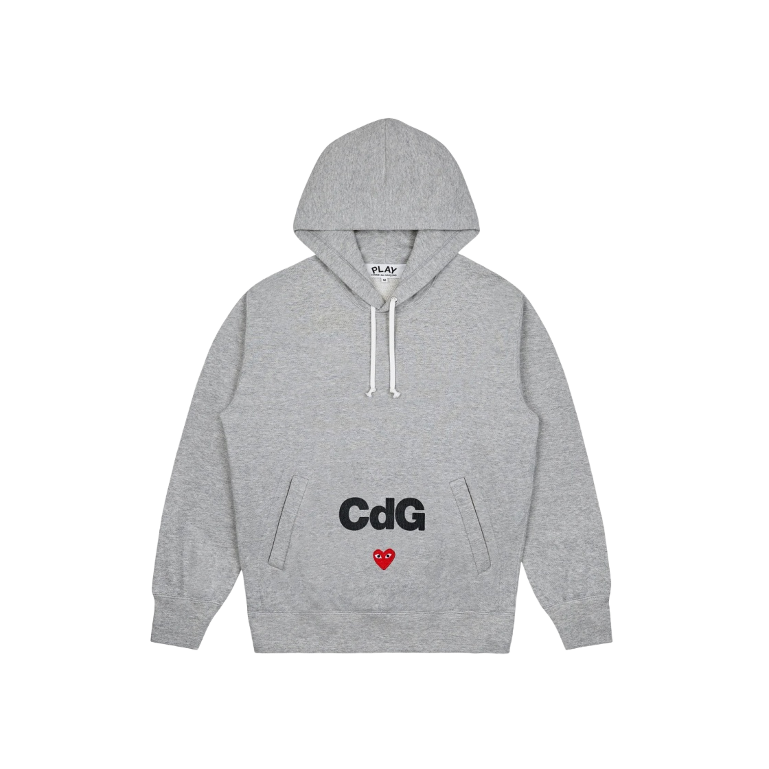 (W) 플레이 꼼데가르송 x CDG 후드 그레이 | Play Comme des Garcons | KREAM