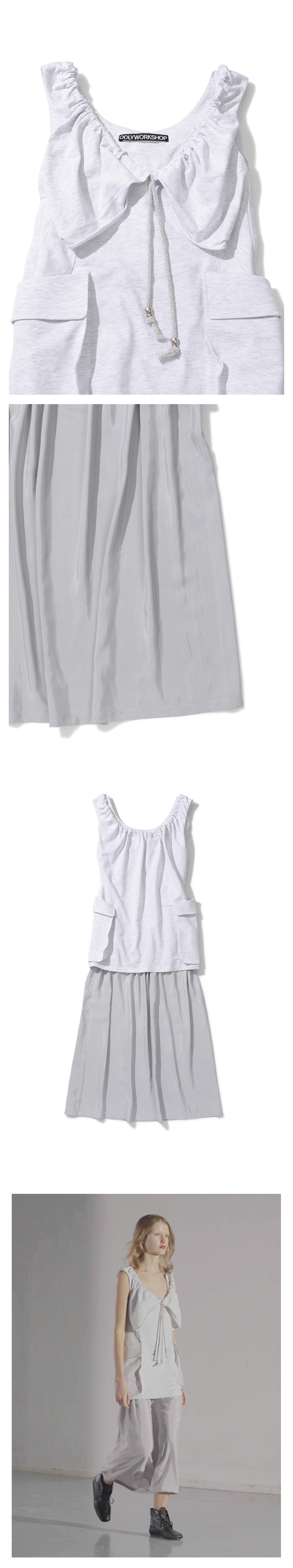 오들리워크샵 레이어드 하이브리드 드레스, 딤 | ODLYWORKSHOP | KREAM