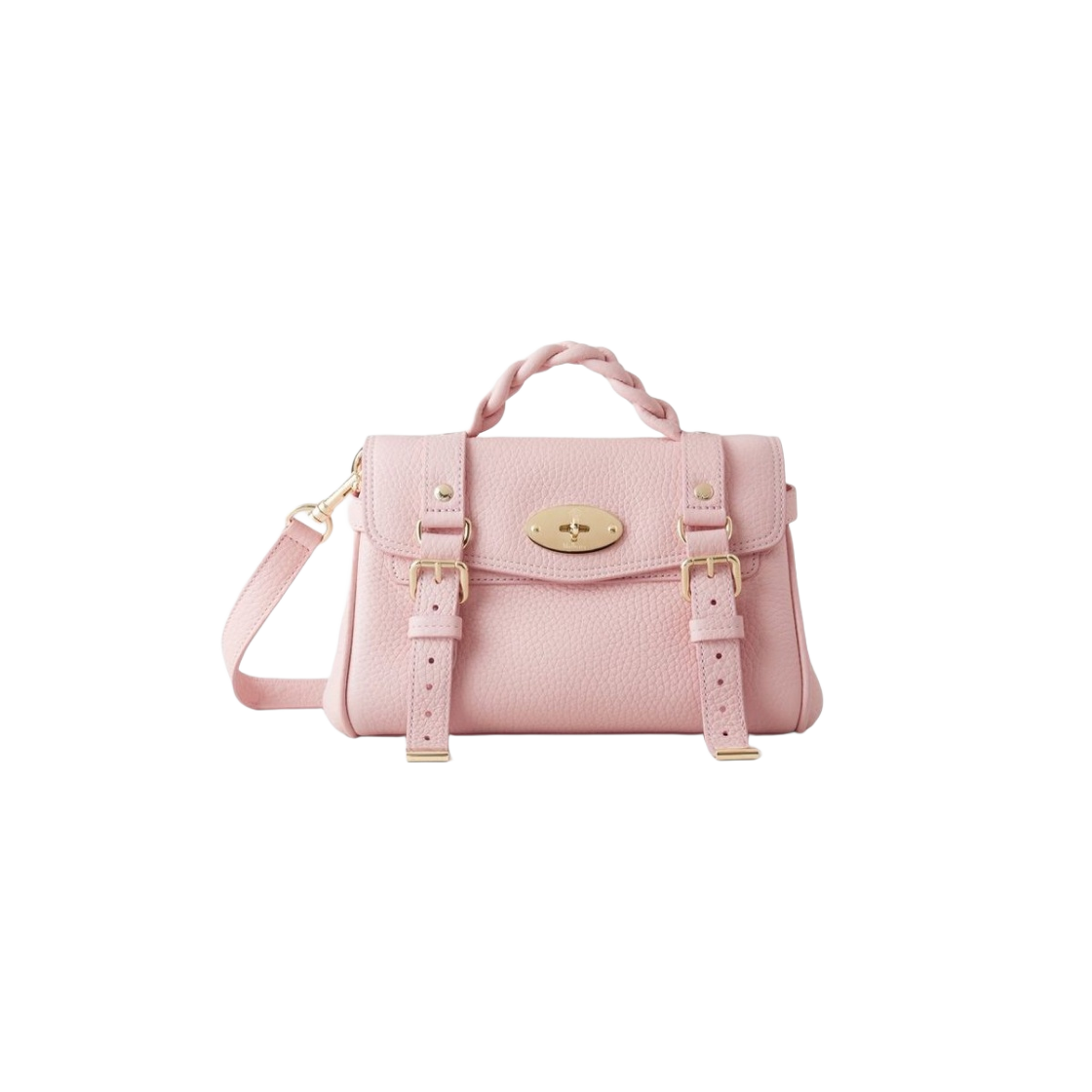 멀버리 헤비 그레인 미니 알렉사 파우더 로즈 | Mulberry | KREAM