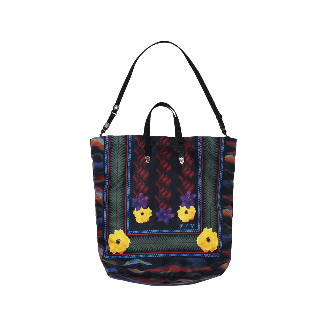 토가 아카이브스 프린트 토트백 네이비 | Toga | KREAM