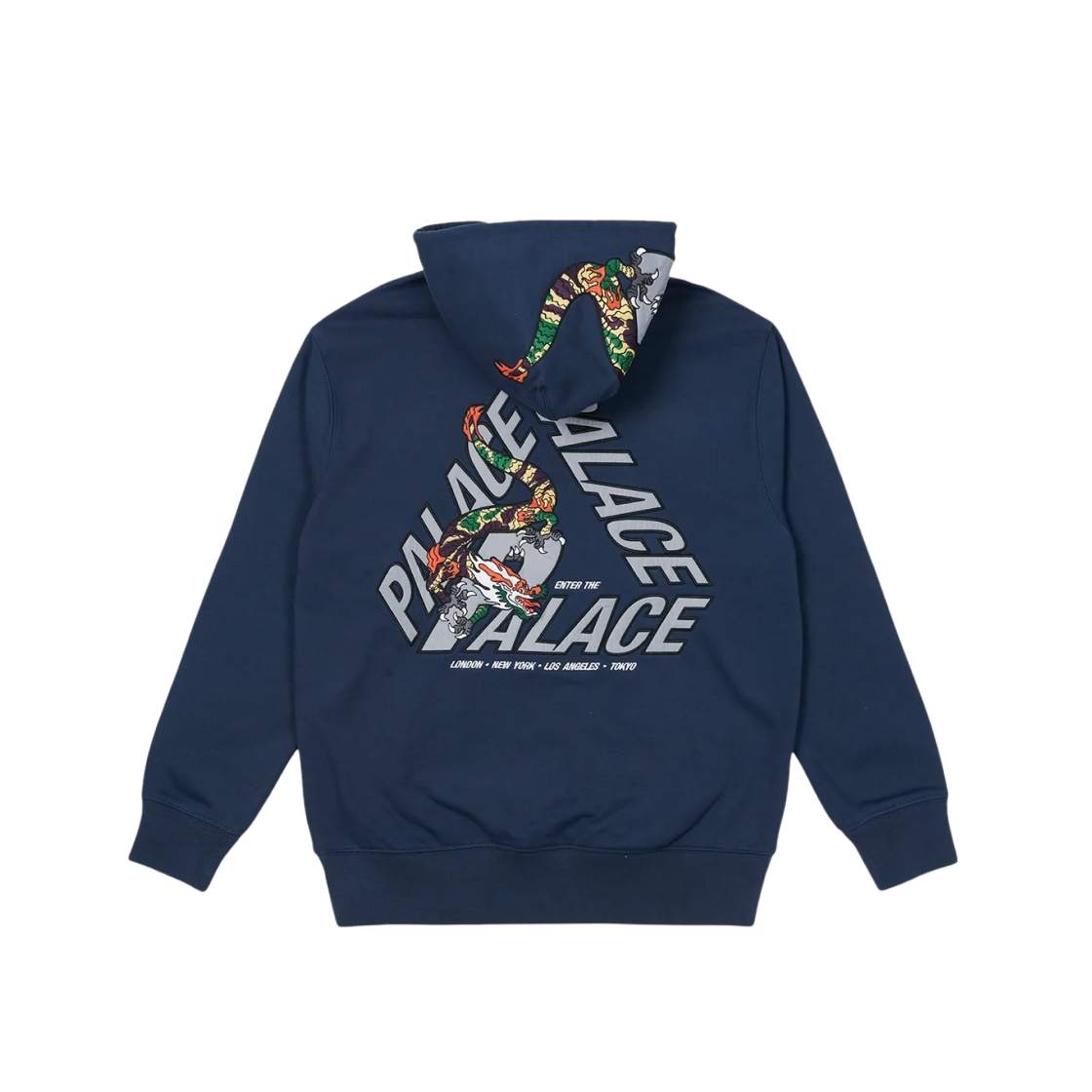 팔라스 드래곤 P-3 후드 네이비 - 22FW | Palace | KREAM